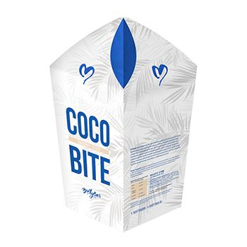 Конфеты кокосовые BootyBar Coco Bite Dark протеиновые в темном шоколаде (без сахара) 180г ...