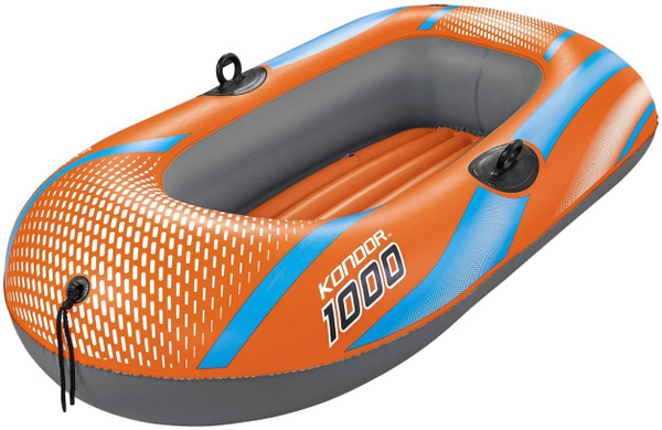 Лодка надувная детская Kondor 1000 Raft, размер 154 x 96 см, для отдыха ...