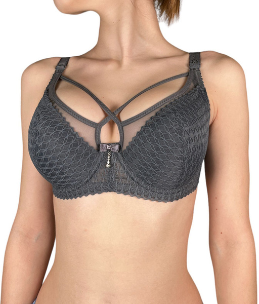 Бюстгальтер Женский VE.NU.S формованная чашка, размер 80E серый Вечерний/праздничный Китай ...