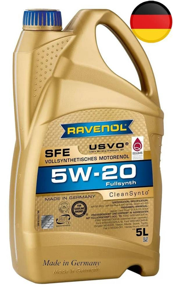 Масло моторное RAVENOL 5W-20 Синтетическое - купить в интернет-магазине ...