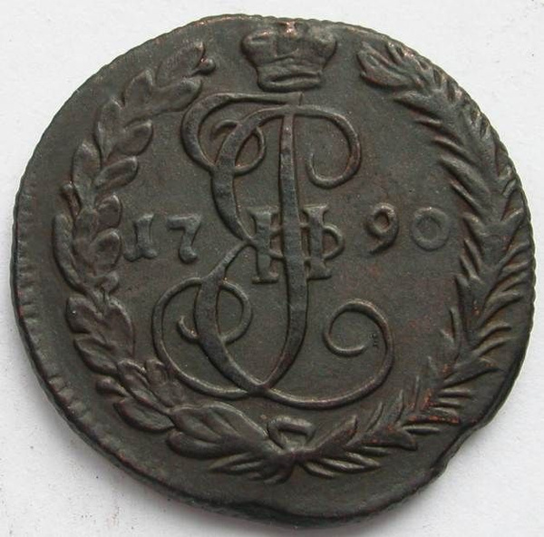 Деньга 1790 года / монеты Российской империи / медная монета купить на OZON по низкой цене ...