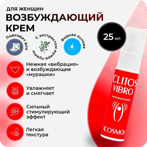 Возбуждающий крем для женщин Clitos Vibro Cream - 25 гр. Биоритм ...