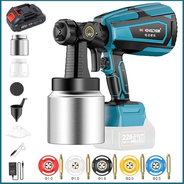 Краскопульт электрический HENGPENG LDPQ-1 (800W, 1000 мл),синий купить ...