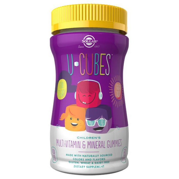 Мультивитамины, минералы, Solgar U-Cubes Children's Multi-Vitamin ...