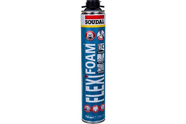 Профессиональная монтажная пена SOUDAL flex купить по выгодной цене в ...