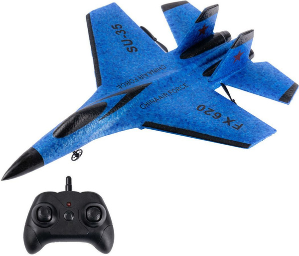 Радиоуправляемый самолет Fei Xiong SU-35 2.4G - FX620-BLUE - купить с ...