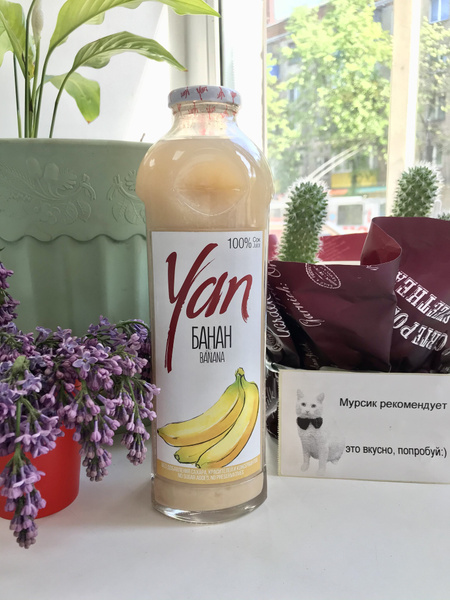 Банановый сок Yan 930 мл. Армения купить на OZON по низкой цене (985589139)
