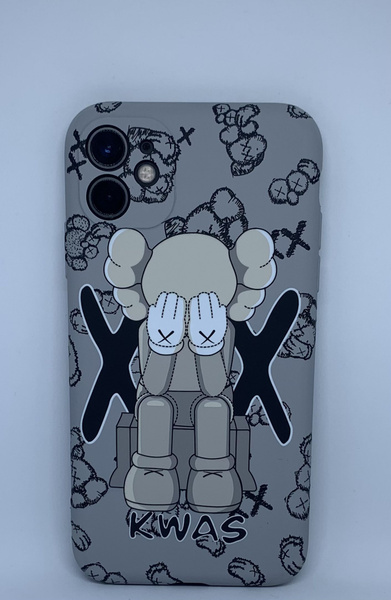 Светящийся силиконовый чехол Luxo Kaws с флуоресцентным рисунком для ...