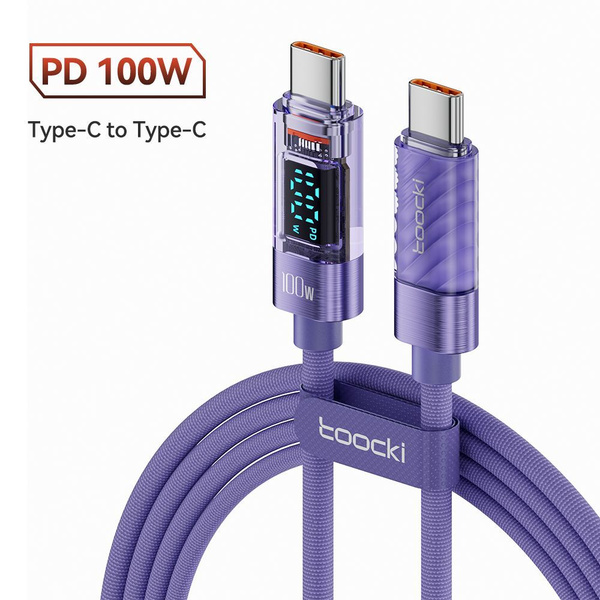 Кабель USB Type-C Toocki с цифровым дисплеем_USB Type-C - купить по низкой цене в интернет ...