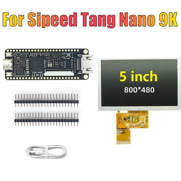 Для макетной платы Tang Nano 9K FPGA + комплект ЖК-экрана 5 дюймов ...