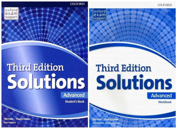 Solutions Advanced (3-ed) Student's Book + Workbook, TheBookCorner ...