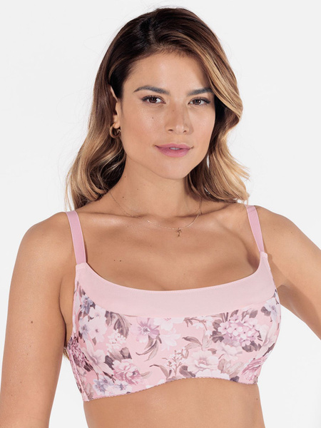 Бюстгальтер Женский Grandissima на косточках, размер 80E розовый Домашний Россия Крючки ...