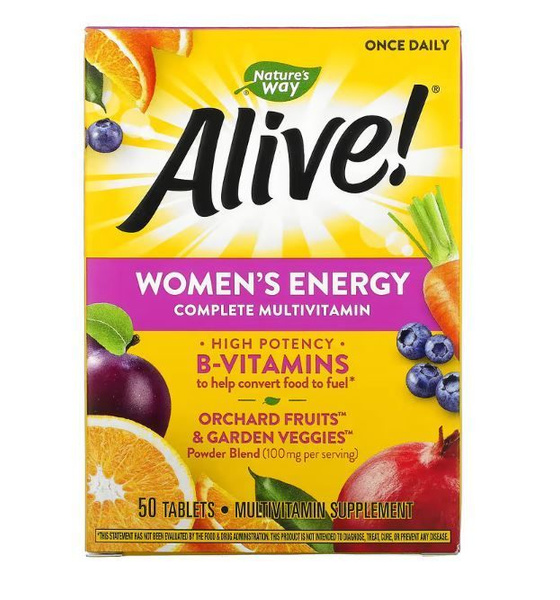 Alive полноценный мультивитаминный энергетический комплекс для женщин ...