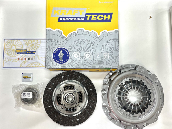 Оригинальный комплект сцепления KrafTech на Газель 3302 Бизнес УМЗ 4216 ...