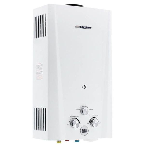 Проточный газовый водонагреватель Edisson E 20 D - купить с доставкой по выгодным ценам в ...