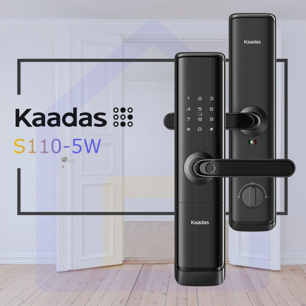 Электронный дверной замок Kaadas S110-5W с отпечатком пальца - купить по выгодным ценам в ...