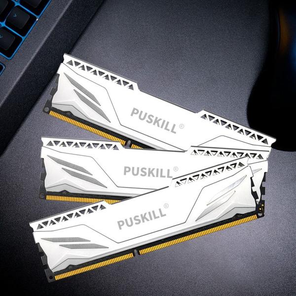 Модуль оперативной памяти PUSKILL DDR3 Desktop Memory white metal8 ГБ ...