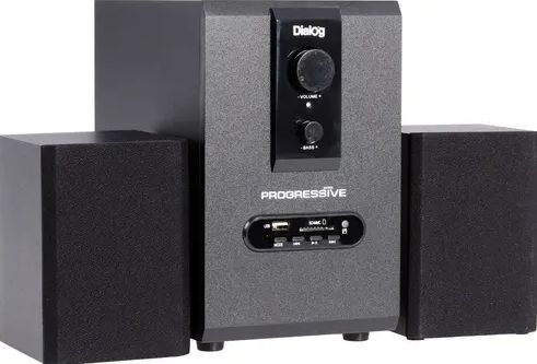 Колонки 2.1 Dialog AP-150 (AP-150) черные - 20 Вт, беспроводной ПДУ, SD ...
