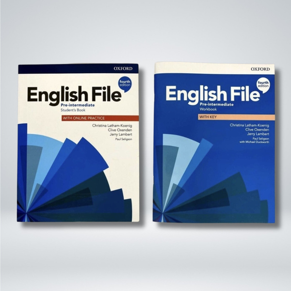 English File Pre-intermediate 4th edition (4 издание). Комплект Student ...