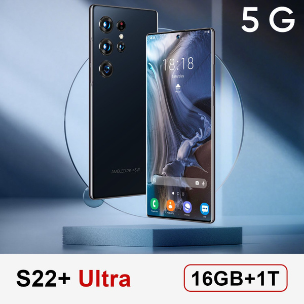 Смартфон Мобильный S22 Ultra HD с 7,3-дюймовым большим экраном S8 Gen 1 ...