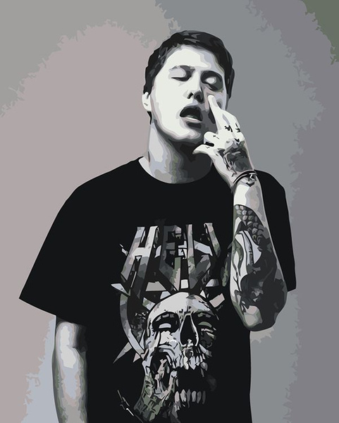 Картина по номерам Цветное на холсте с подрамником "CMH: Руслан Crazy Mega Hell 7", Раскраска ...