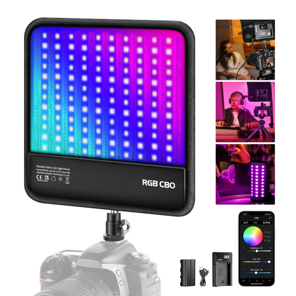 Гибкая светодиодная панель NEEWER RGB C80 для фото/видео съемки ...