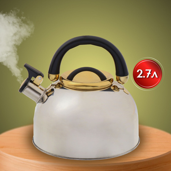 Чайник со свистком 2.7 л Daniks для газовой, индукционной плиты ...