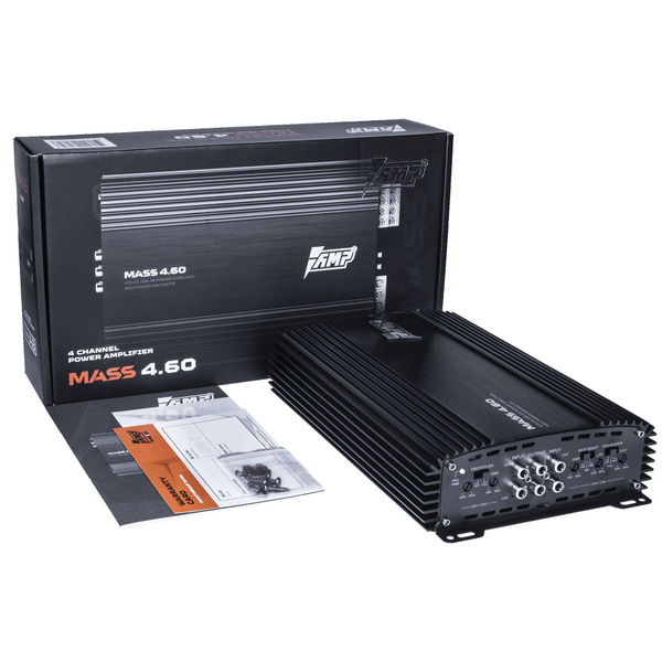 AMP Усилитель автомобильный, каналы: 4, 60 Вт - купить с доставкой по выгодным ценам в интернет ...