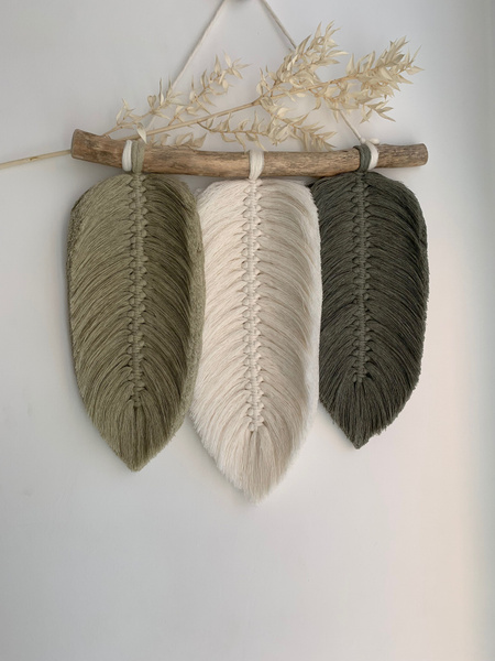 Украшение настенное интерьерное Декорация настенная макраме панно