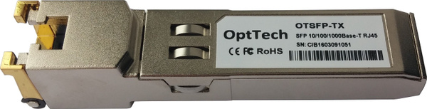 Трансивер модуль SFP+, 10GBase-T, RJ45, арт. OTSFP+-RJ45 - купить с ...