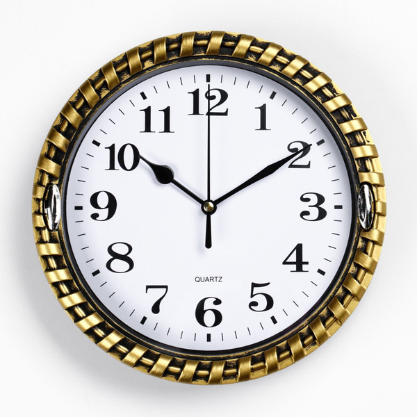 Часы настенные круг Земляника дискретный ход 21 21 см D циферблата 17 см купить по