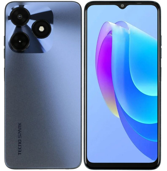 Смартфон Tecno Spark 10 черный 128 ГБ 4 ГБ купить по выгодной цене в