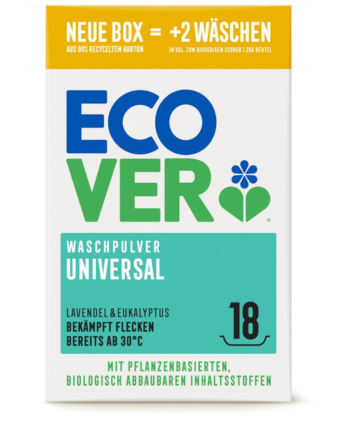 Ecover Экологический стиральный порошок-концентрат универсальный 1,35 кг - купить с доставкой по ...
