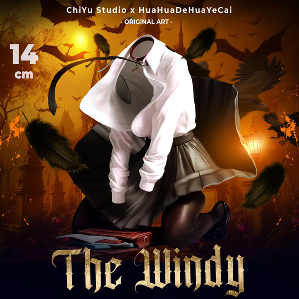 Аниме фигурка The Windy 14 см / ChiYu Studio x HuaHuaDeHuaYeCai ...