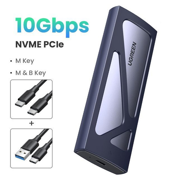 Контейнер для жесткого диска UGREEN 90264 M.2 SSD Drive Enclosure USB 3 ...