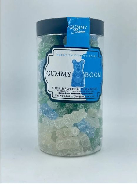 Жевательный мармелад в форме мишек Gummy Boom Sour & Sweet Gummy Bears ...