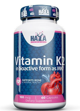 Спортивные витамины Vitamin K2 Mk7 100 мкг (Витамин К2 МК7) 60 капсул ...