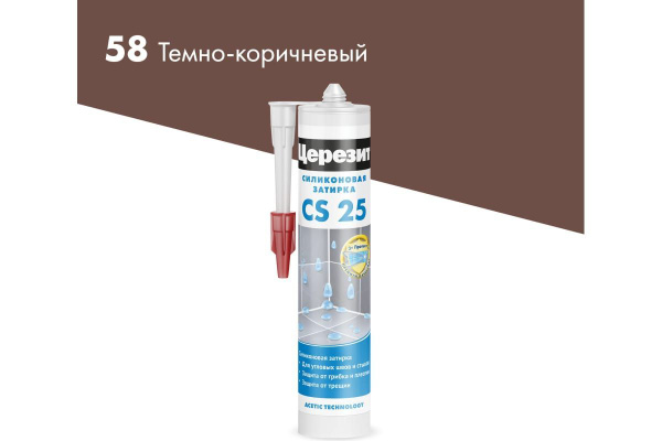Силиконовый Герметик Церезит, Универсальная, темно-коричневый - купить ...