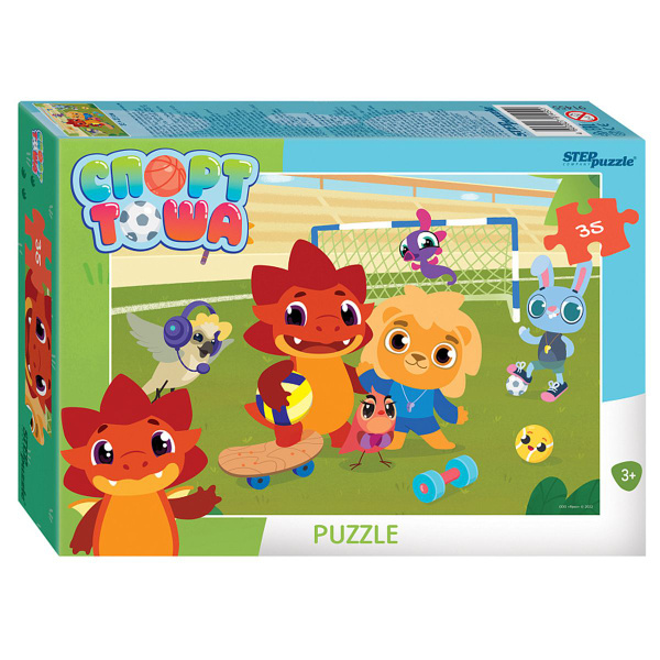 Пазлы 35 эл. Step Puzzle "Спорт Тоша" купить на OZON по низкой цене ...