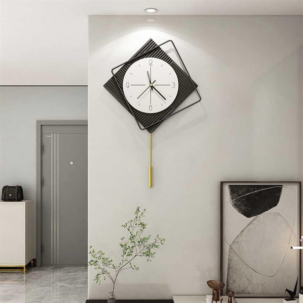 Современные модные настенные часы минималистичные декоративные часы в скандинавском стиле