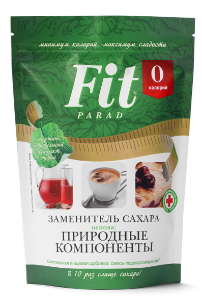 Заменитель сахара Fit Parad №7, 500г - купить с доставкой по выгодным ...