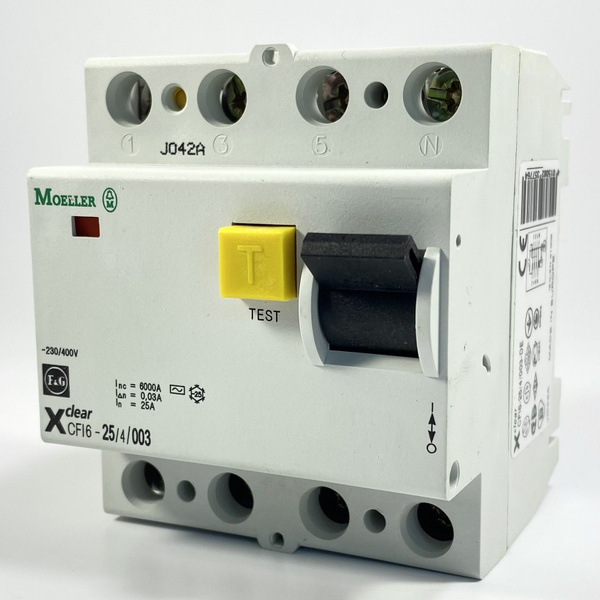 EATON УЗО 4P 25А 30мА AC, 1 шт. - купить с доставкой по выгодным ценам ...