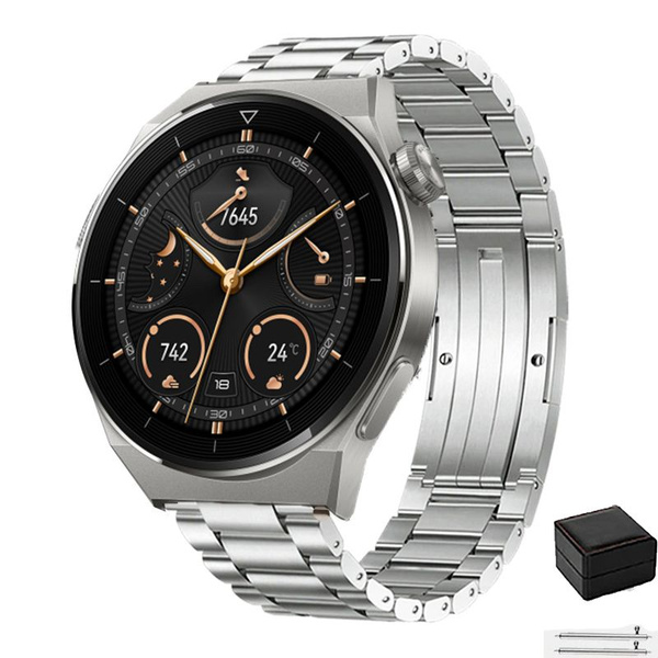 22мм Ремешок из титана для HUAWEI GT3 Pro 46mm, металлический браслет ...