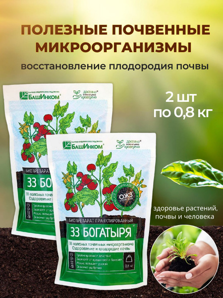 33 Богатыря Удобрения для растений и почвы гранулированый - купить с ...