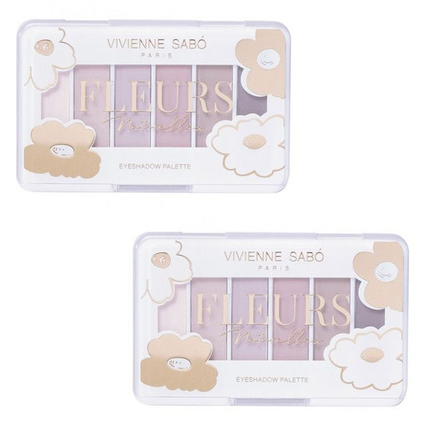 Vivienne Sabo Палетка теней Fleurs naturelles, 01 матовый-натуральный ...