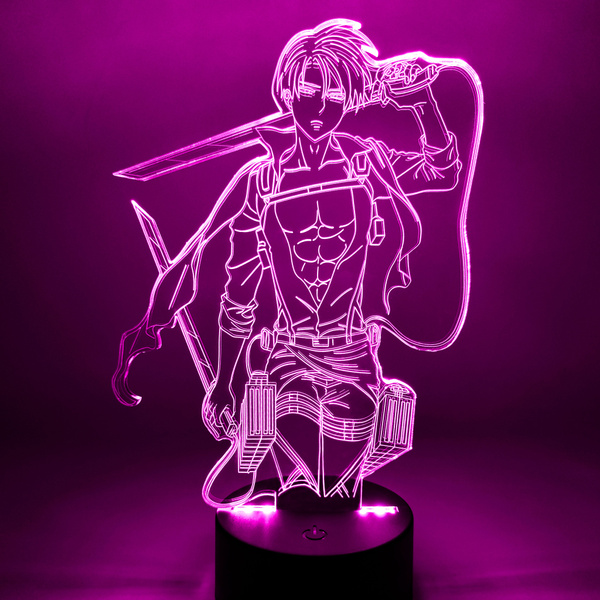 Купить LED светильник Леви Аккреман / Levi из аниме "Атака титанов ...