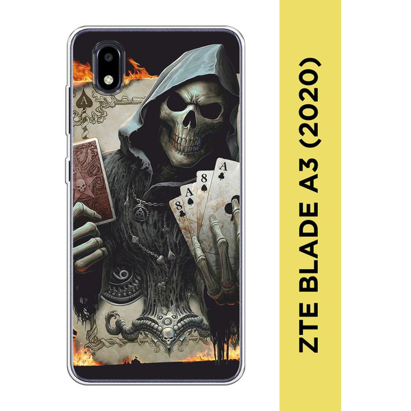 Силиконовый чехол на ZTE Blade A3 2020 / ЗТЕ Блэйд A3 2020 "Игра на ...