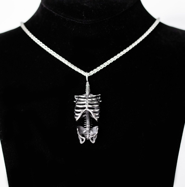 Подвеска Скелет на цепочке из нержавеющей стали - купить с доставкой по ...