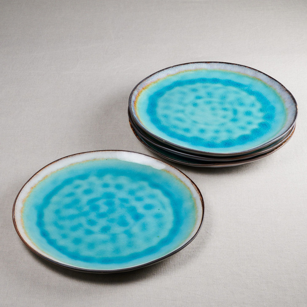 Набор тарелок MIXOM, Керамика, диаметр 28 см - купить по низким цене в интернет-магазине OZON ...