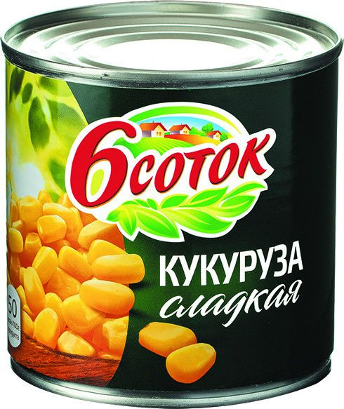 Кукуруза 6 соток сладкая, 340г - купить с доставкой по выгодным ценам в ...